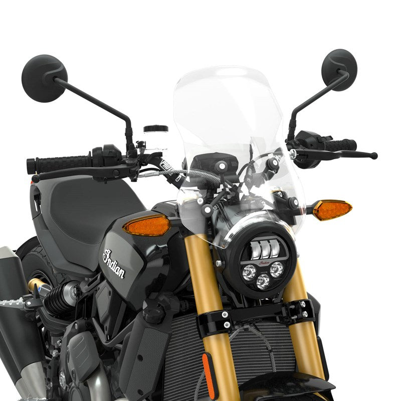 Polycarbonate Mid Windshield without Headlight Cowl, Clear (FTR ...