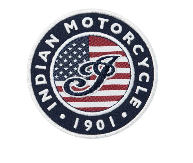 USA Flag Logo Patch – Indian Motorcycle Orange County