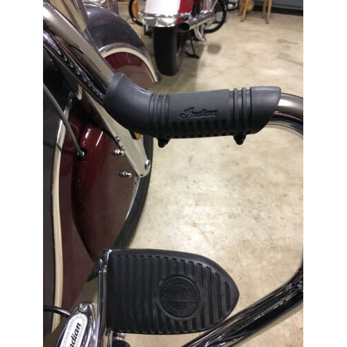 Mustache Highway Bar Footrest in Black, Pair – Indian Motorcycle Orange ...